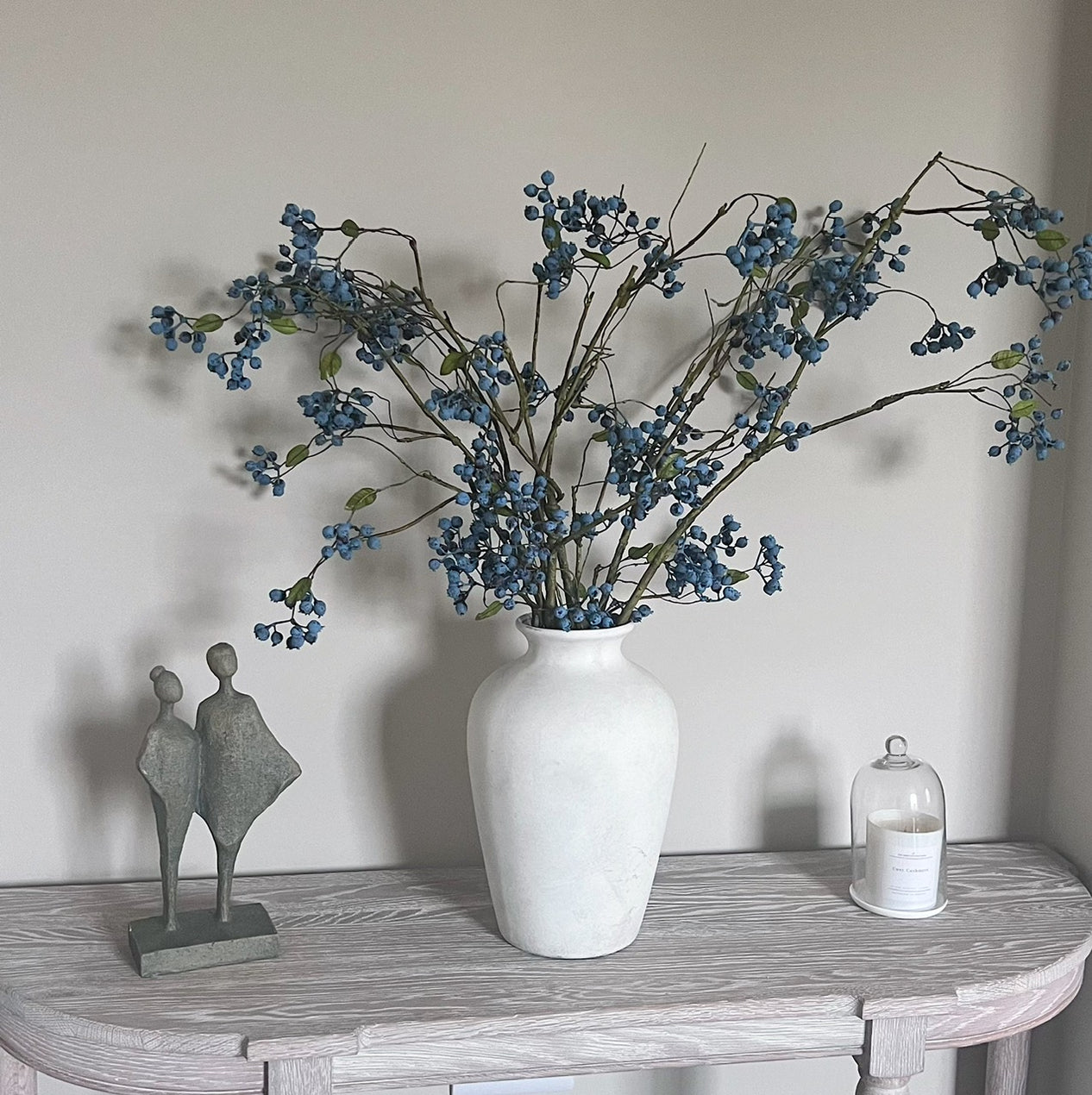 Beautiful Artificial Blueberry Spray – The Irish Country Home