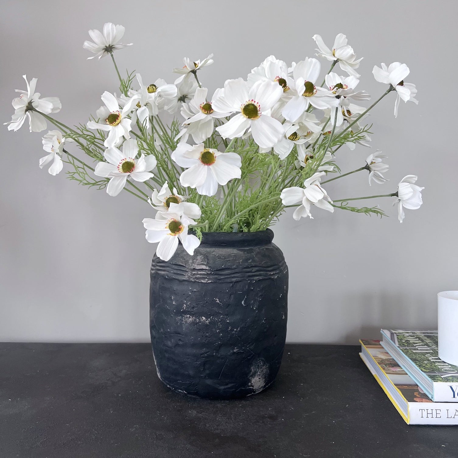 White Cosmos Spray – The Irish Country Home